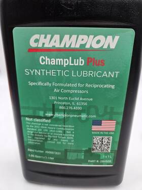 28H509 CHAMPION Champlub Synthetic Reciprocating Air Oil