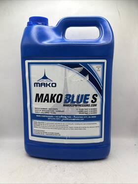 003MBG GARDNER DENVER Mako Blues Compressor Oil Lubricant Jug