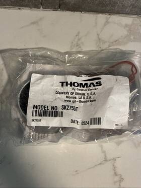 SK2755T INDUSTRIES THOMAS PUMP Service Rebuild Kit